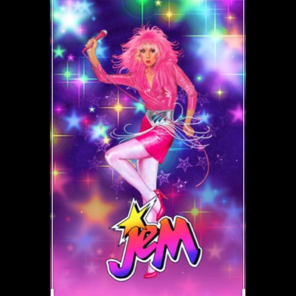 Jem & The Holograms Iso Pink Metallic Dress - Gem